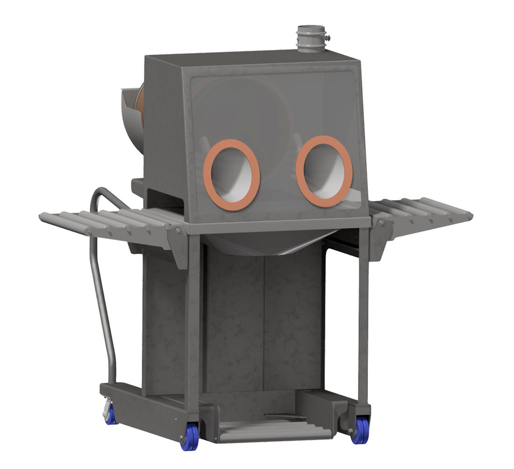 Material Transfer Station with Tray Dryer - Rheo Engineering