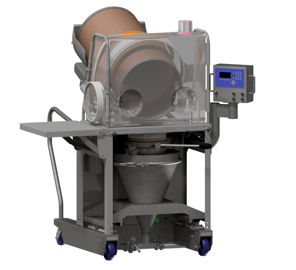 Material Transfer Station - Vacuum Conveyance With Flexible Glovebag