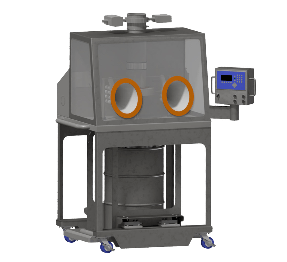 Material Transfer Station with Packout - Rheo Engineering