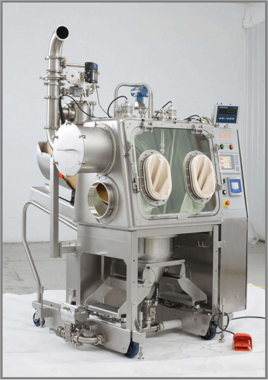 Material Transfer Station - In-Floor Charge Chute Transfer w/ Rigid ...