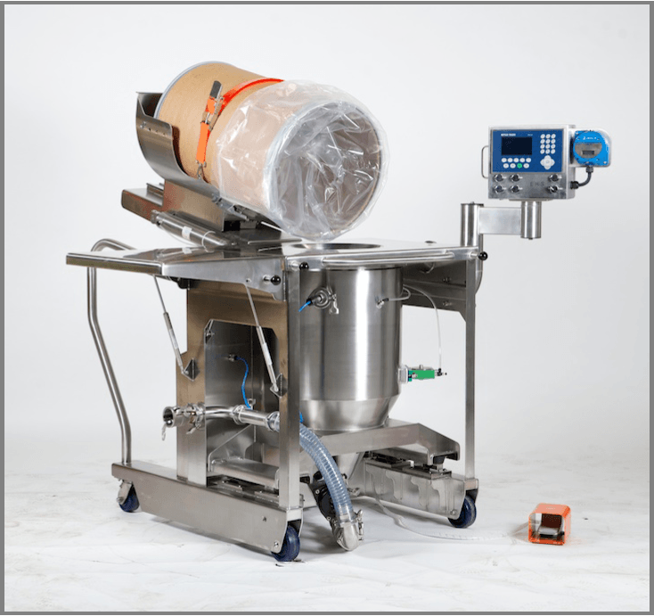 Material Transfer Station - In-Floor Charge Chute Transfer w/ Rigid ...