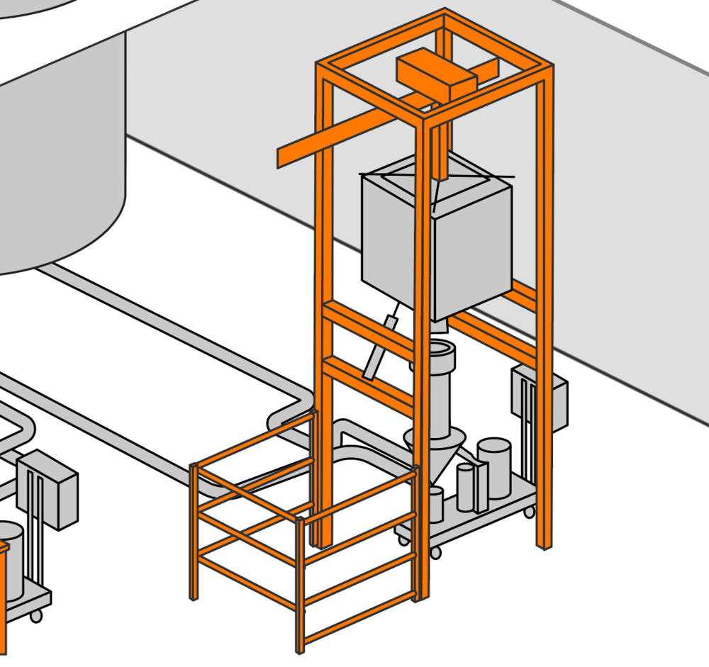 Bulk Bag Unloading Station - Rheo Engineering
