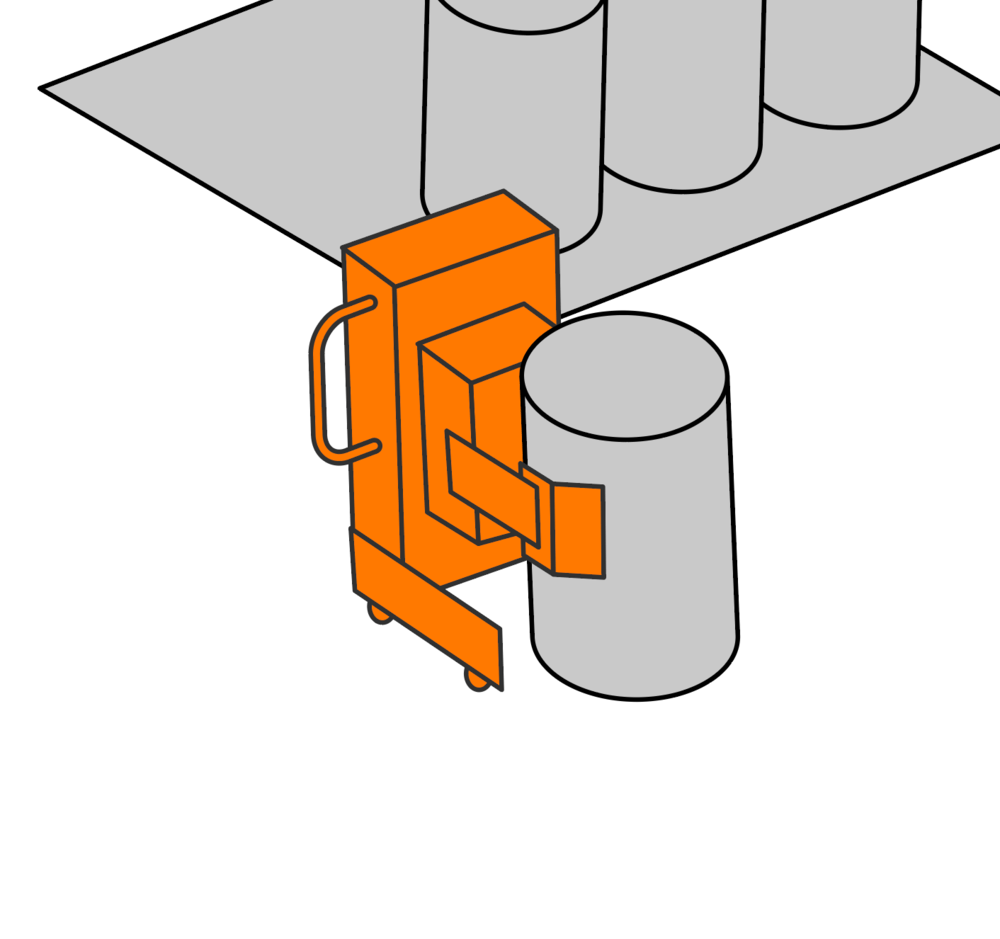 Drum Mover for Warehouse FDF world - Rheo Engineering