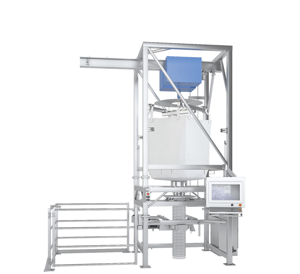 Bulk Bag Unloading Station:SoliValve® with Gravity Chute - Rheo Engineering