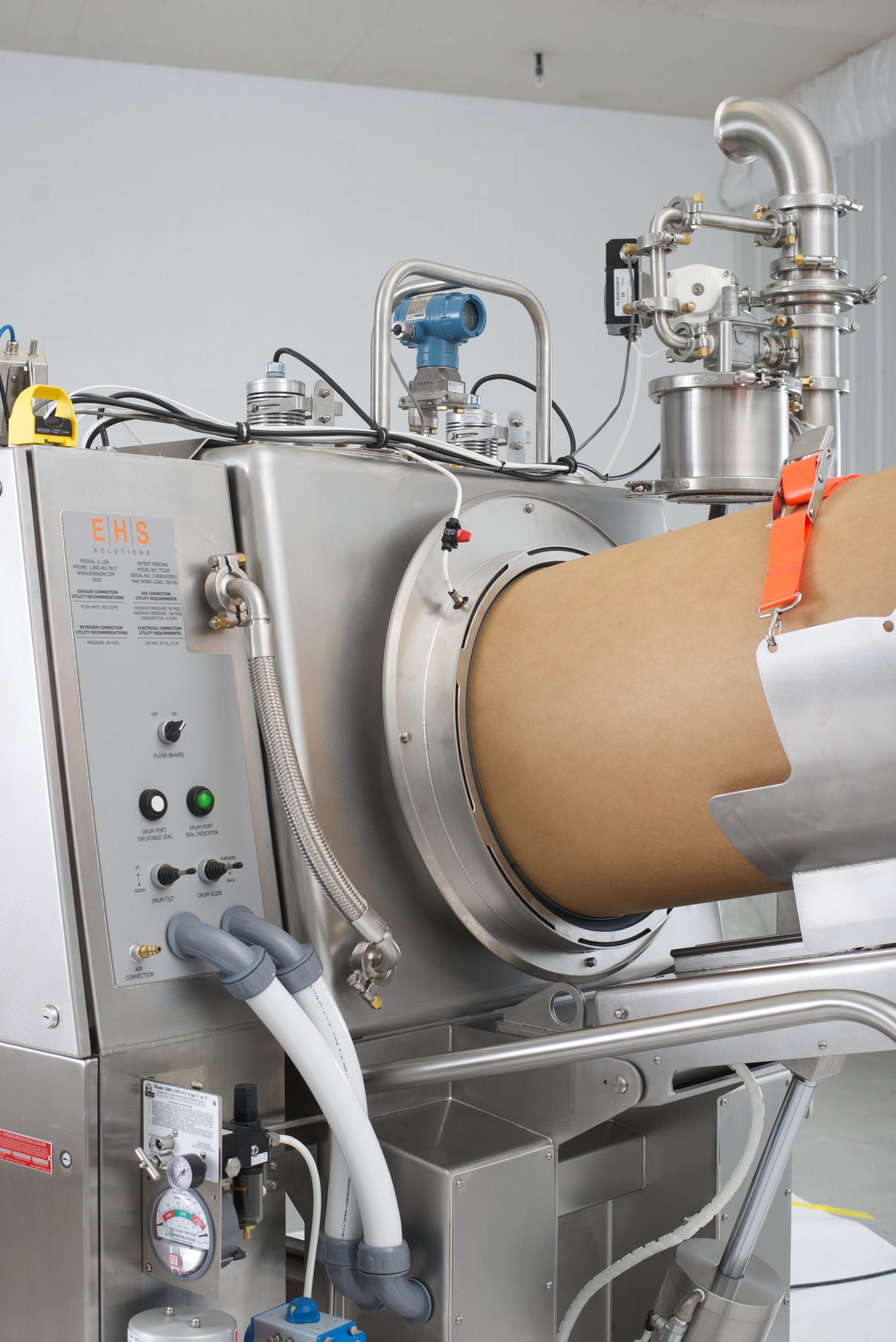 High Containment Vessel Charging | Projects - Rheo Engineering